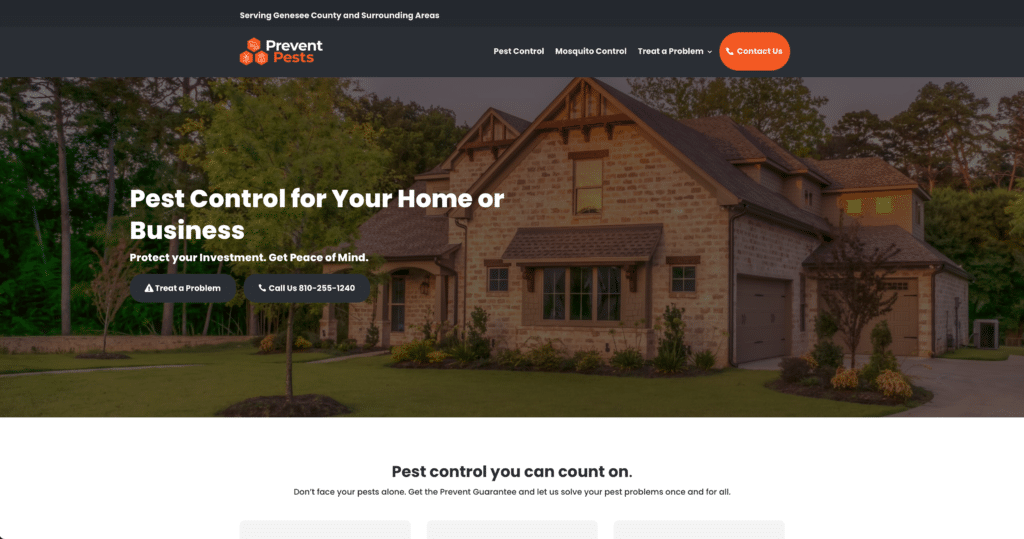 Pest Control & Extermination - Flint, Flushing, Grand Blanc, Fenton